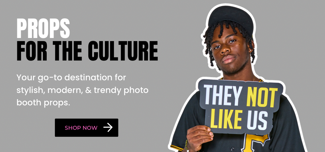 Modern Photo Booth Props and Durable PVC Signs for Events – Prop Culture