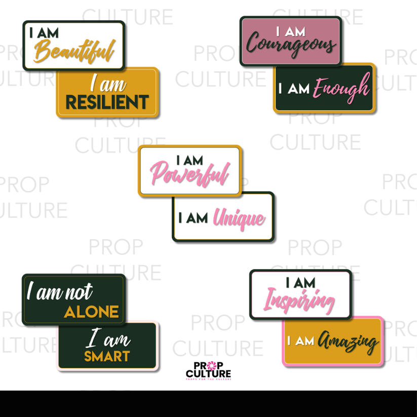 Affirmations Prop Pack – Uplifting & Empowering Photo Booth Signs ...