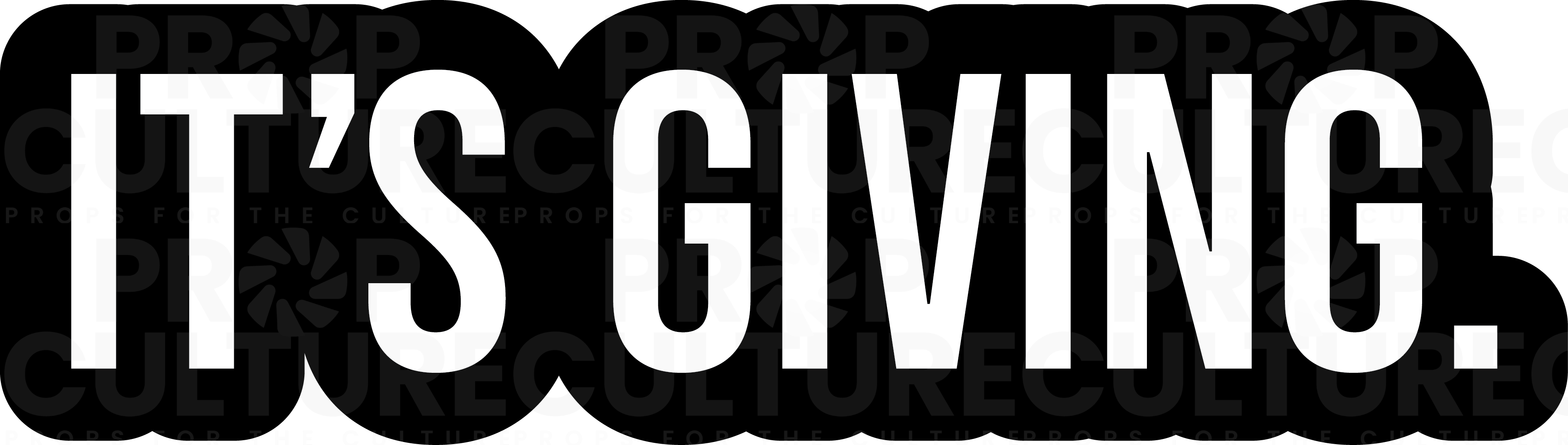 It's Giving Word Prop {Backordered - est to ship wk of 01.27} – Prop ...